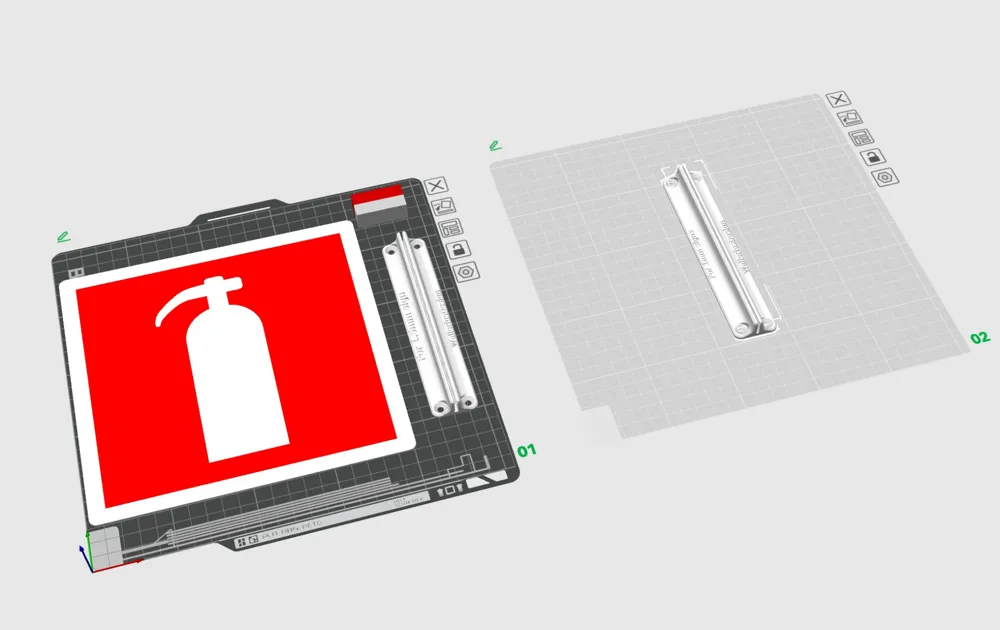 Fire extinguisher sign by walleriusDesign MakerWorld: Download Free 3D ...