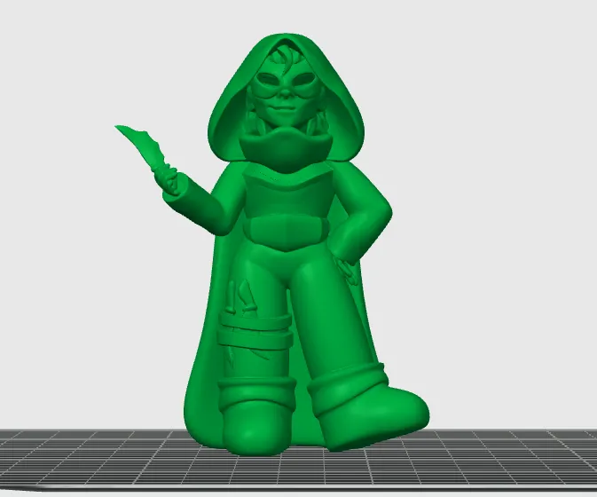 Human Rogue - DND Character Mini Figurine by Reydio ActiveMakerWorld ...
