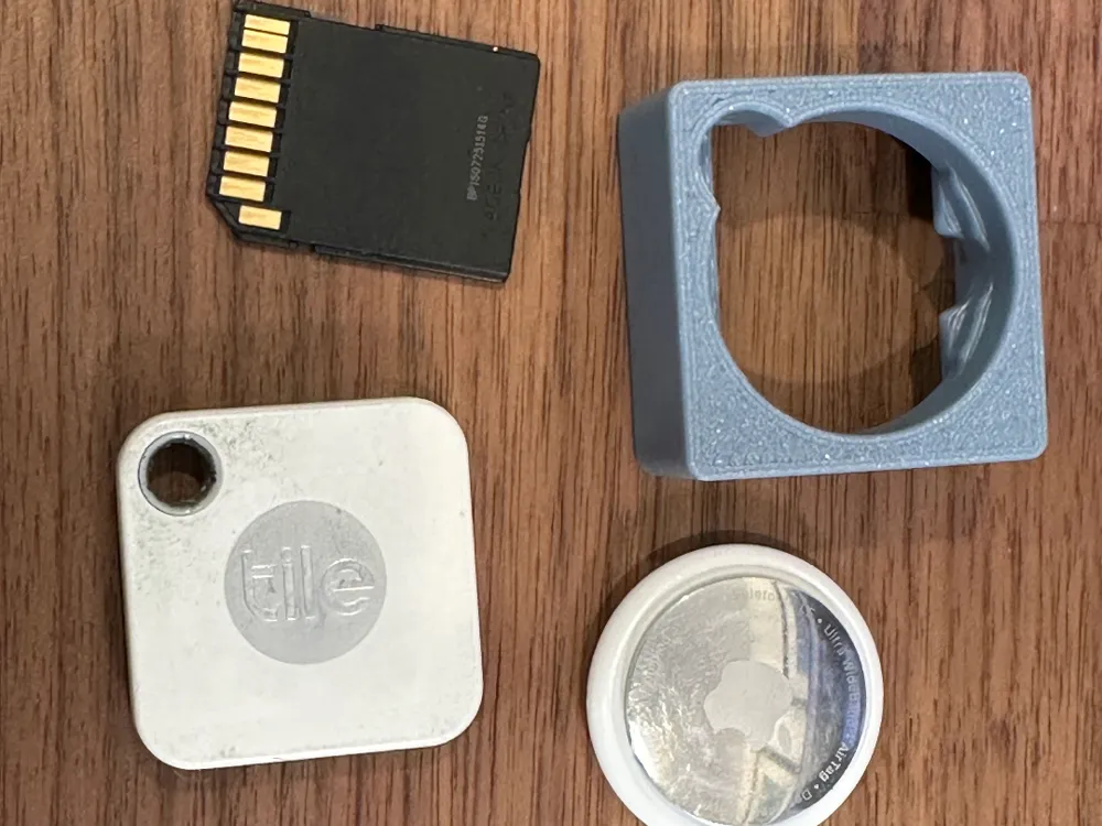 Apple Air Tag, Tile tracker, SD card holder by etischer MakerWorld ...
