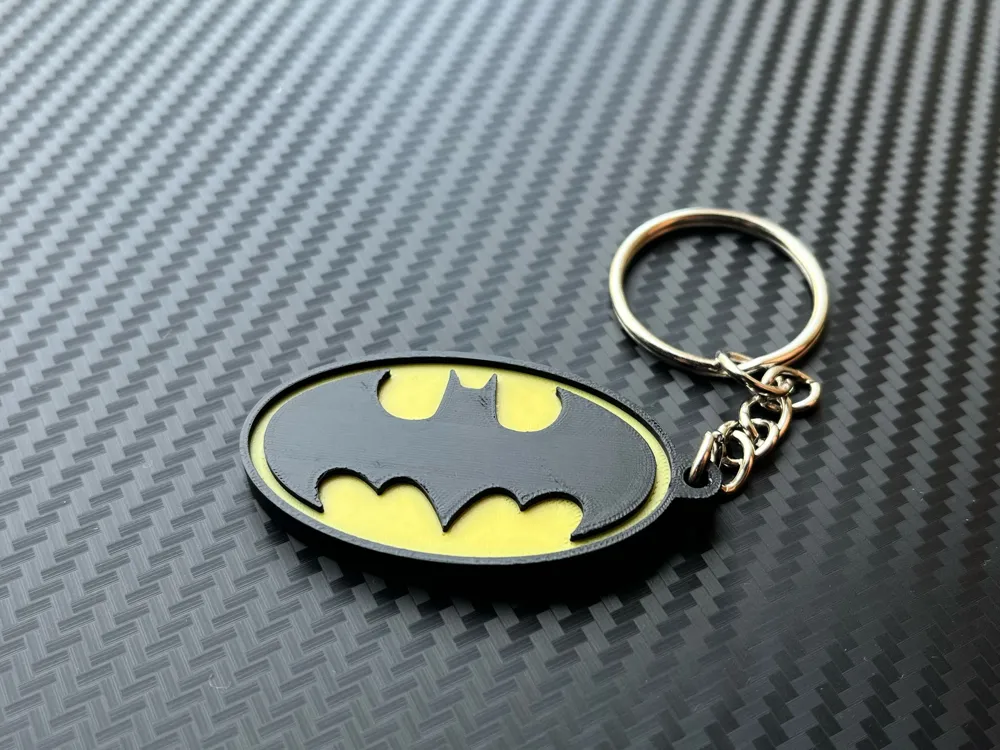 Batman keychain - Free 3D Print Model - MakerWorld