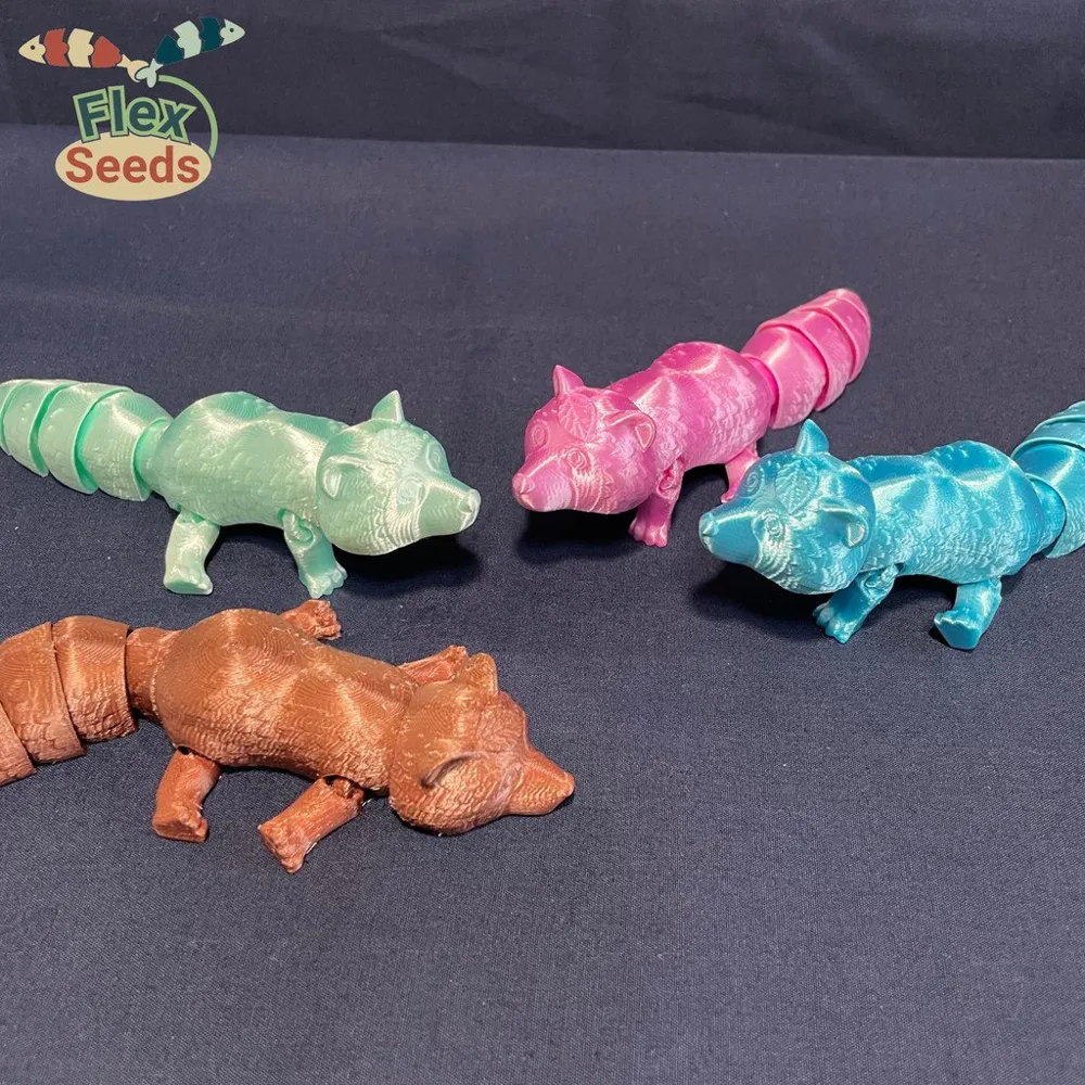 Flexi Tanuki Assembly Kit (Print-in-place) by 3D_Flexseeds (True of true) - MakerWorld