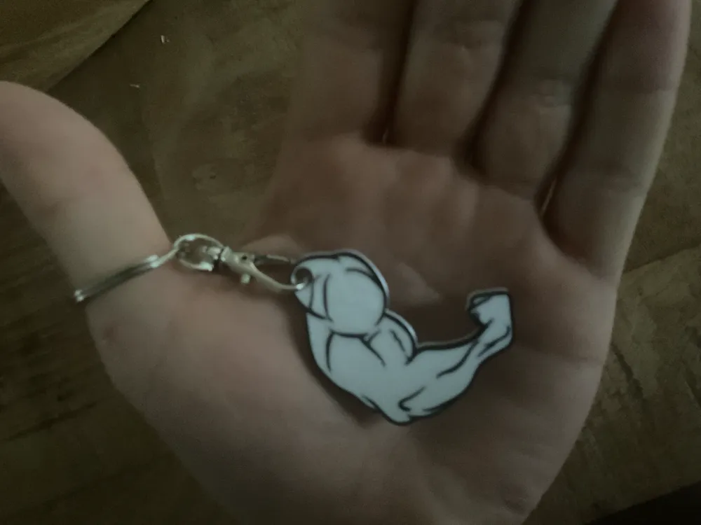 muscle arm keychain by user_2651155888 - MakerWorld