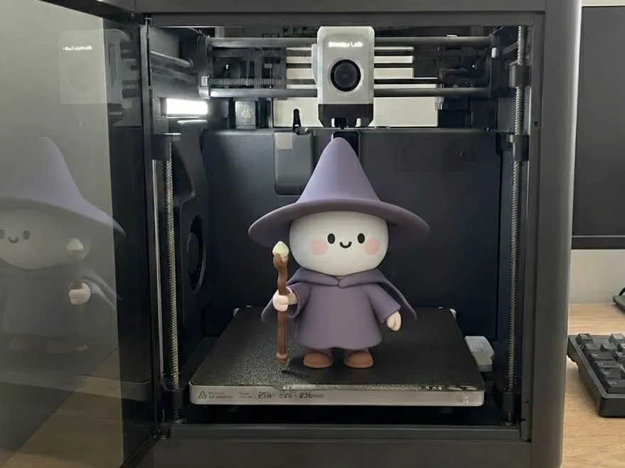 Cute Tiny Wizard Figure - Free 3D Print Model - MakerWorld