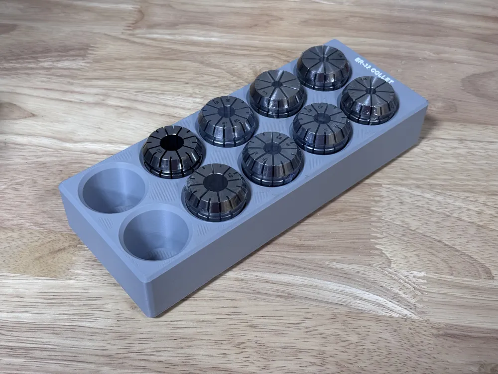 Gridfinity ER32 Collet Organizer by SMW Printing MakerWorld: Download ...