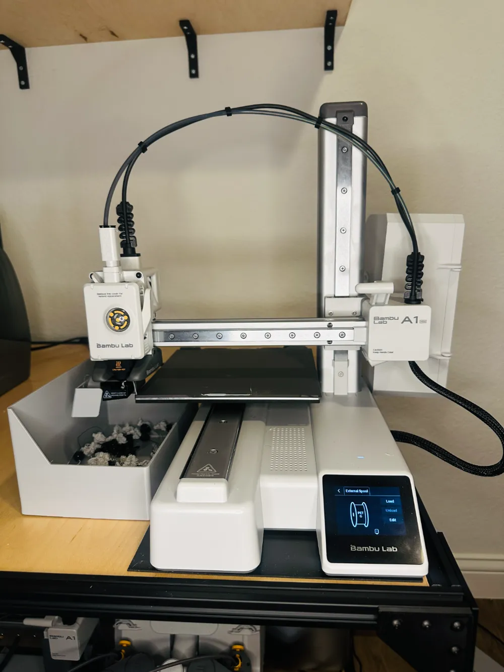 A1/ A1 Mini External Spool Enclosure by V-Maker MakerWorld: Download ...