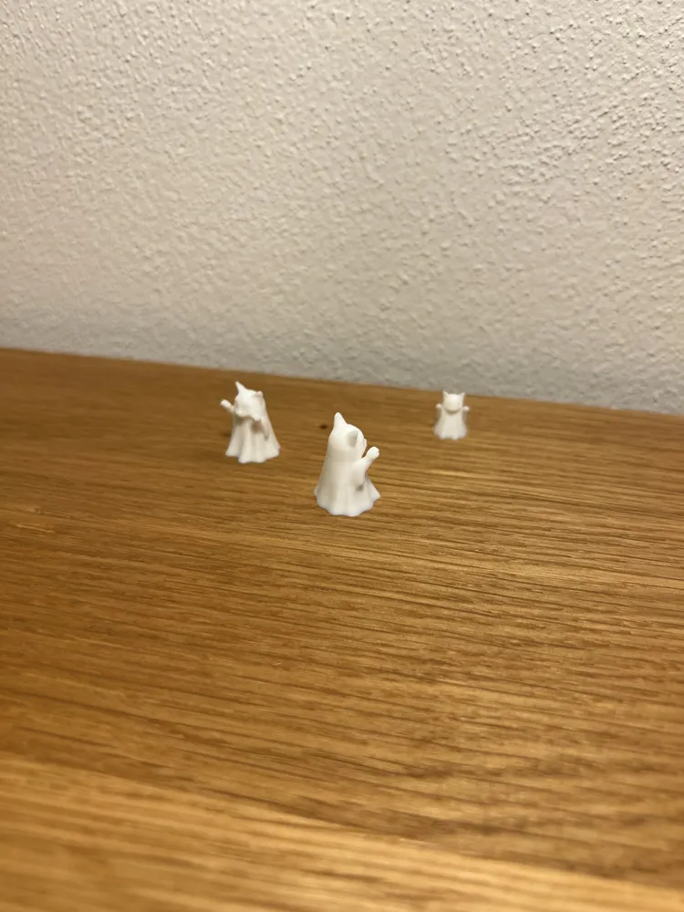 Mini Ghost Cat by fifindr MakerWorld: Download Free 3D Models