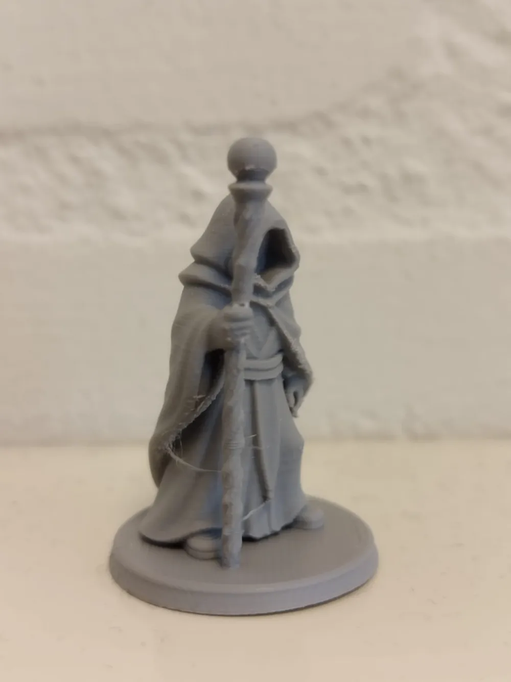 DnD Miniature Cultist with Staff 28mm - Free 3D Print Model - MakerWorld