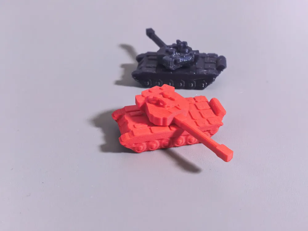 T-90 Tank - Board Game Series - Free 3D Print Model - MakerWorld