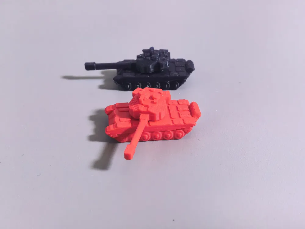 T-90 Tank - Board Game Series - Free 3D Print Model - MakerWorld