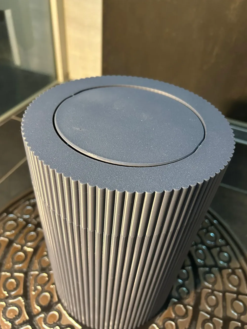 Trash can with integrated trash bag compartment - Free 3D Print Model ...