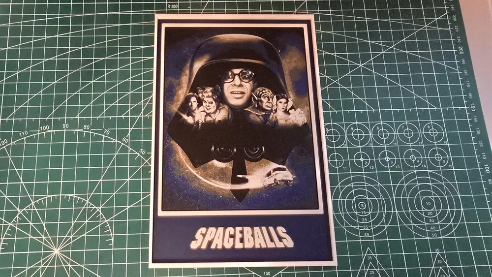 Spaceballs Movie poster V2 - Hueforge Art - Free 3D Print Model ...