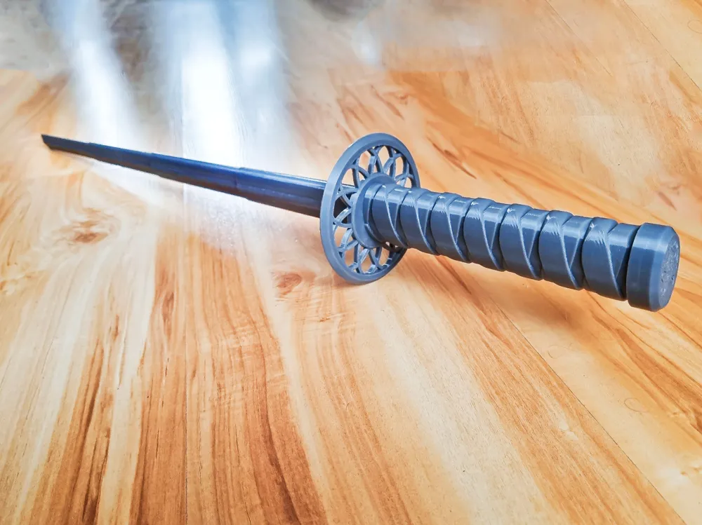 Collapsible Dragon Katana (Print-in-Place) - Free 3D Print Model ...