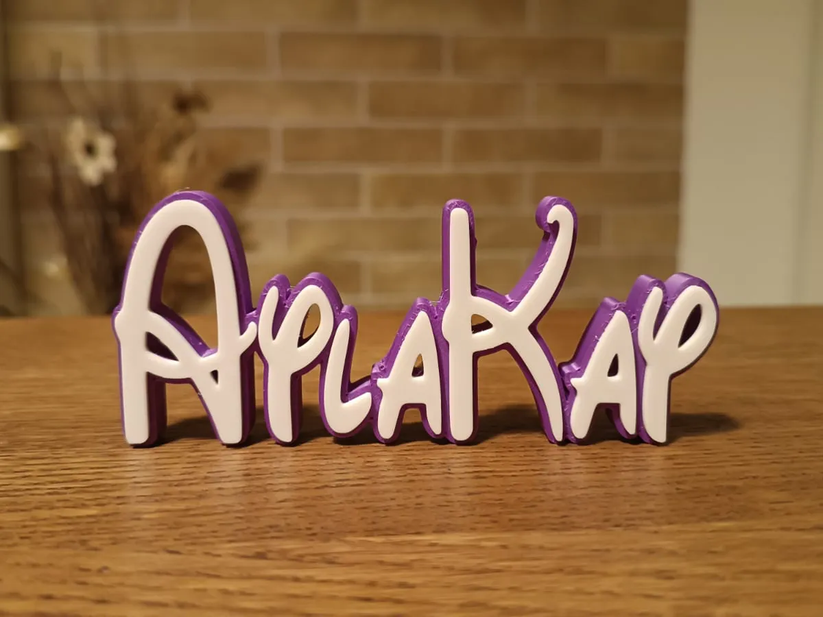 AylaKay Name Disney Tag - Free 3D Print Model - MakerWorld