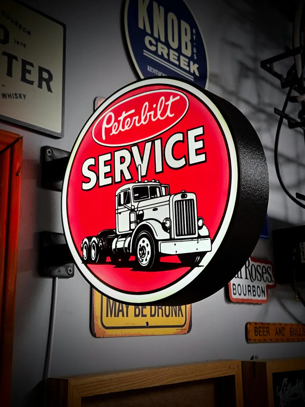 PETERBILT ~ 2-Sided Gas Station Lightbox Sign - Free 3D Print Model ...