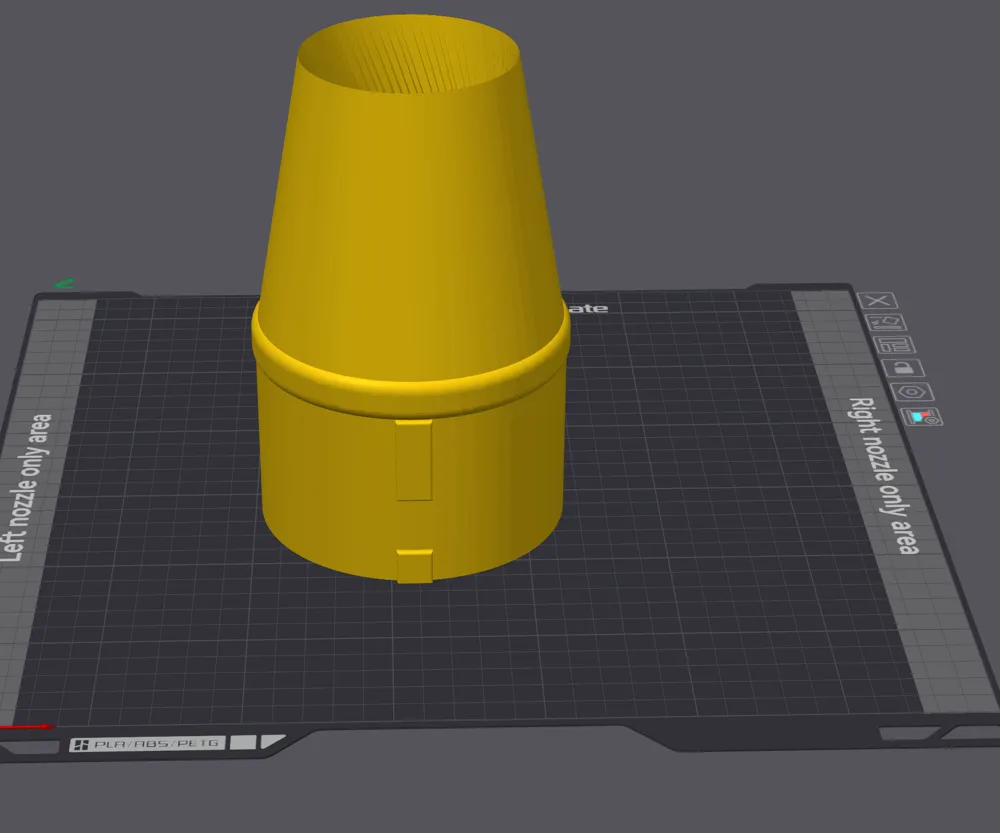 Dewalt Blower DCBL720 Short Nozzle - Free 3D Print Model - MakerWorld