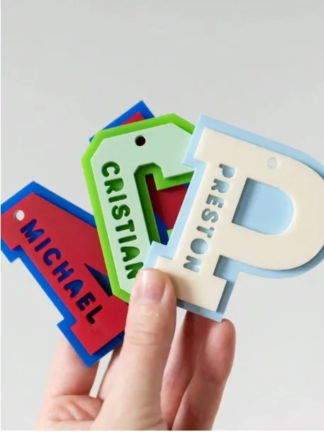 Keychain Name With Letters - Free 3D Print Model - MakerWorld
