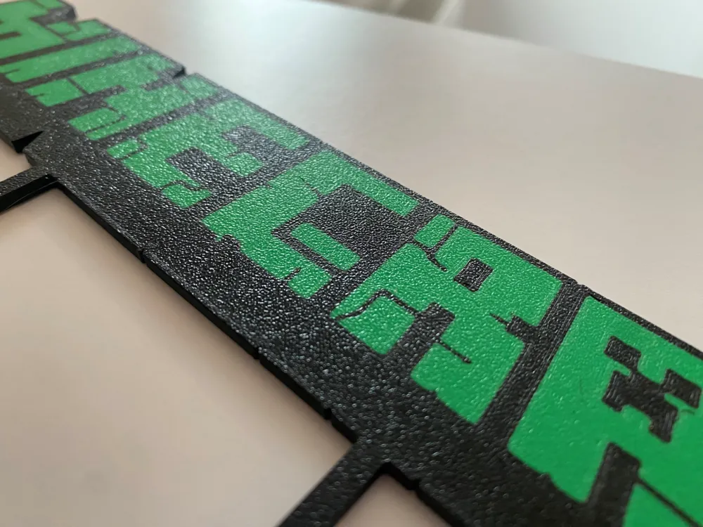 Adorno para pastel de Minecraft por HOUBARY Production - MakerWorld