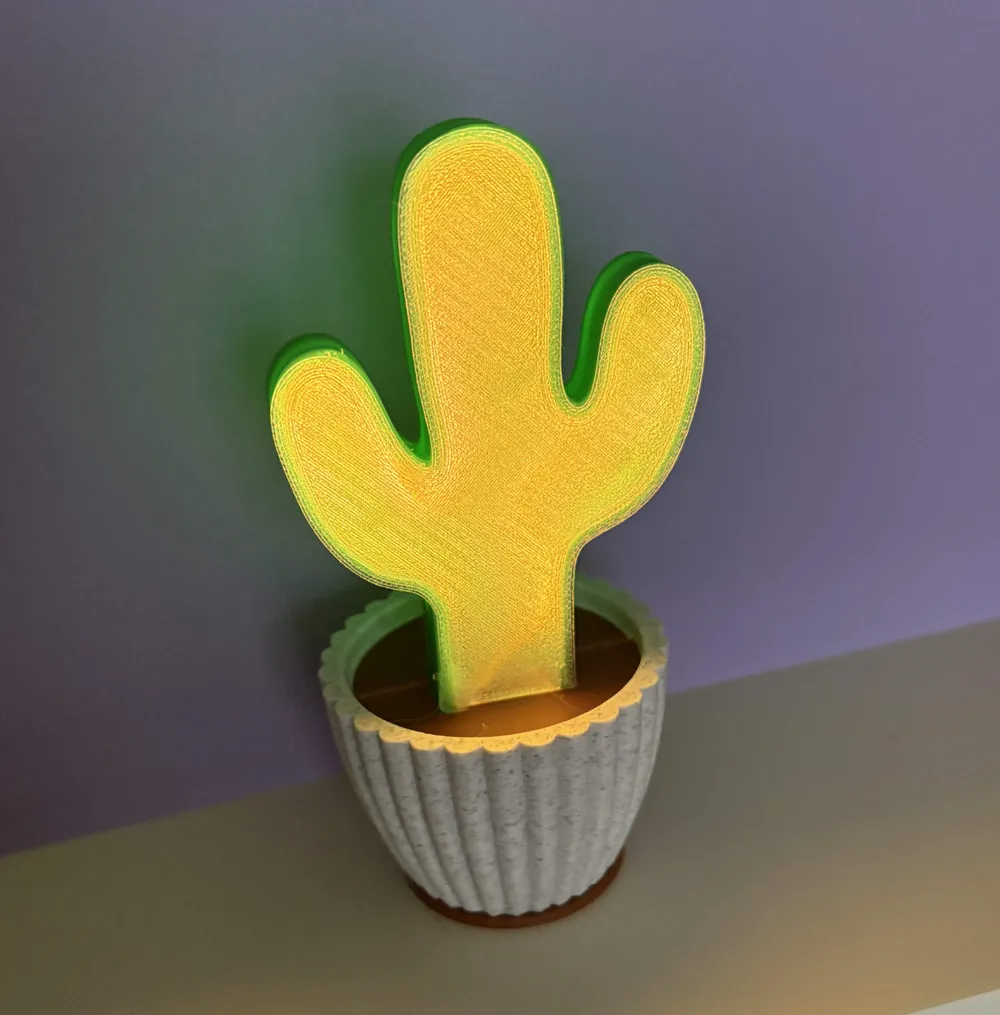 Cactus LED mini-Lamp by CarloM - MakerWorld