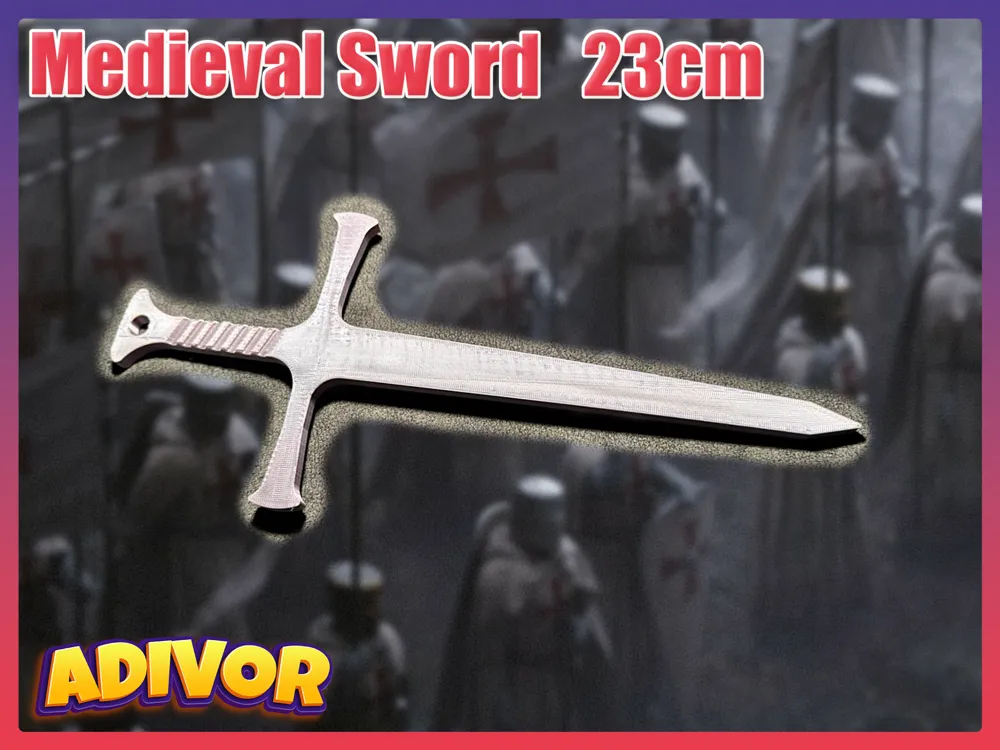 Medieval Sword by Adivor - MakerWorld
