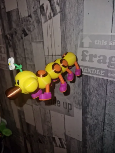 Wiggler Super Mario Remixed by Faeriell - MakerWorld