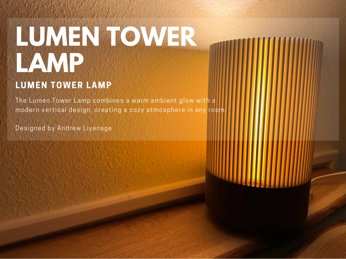 Lumen Tower Lamp by blacklagoon MakerWorld: Download Free 3D Models
