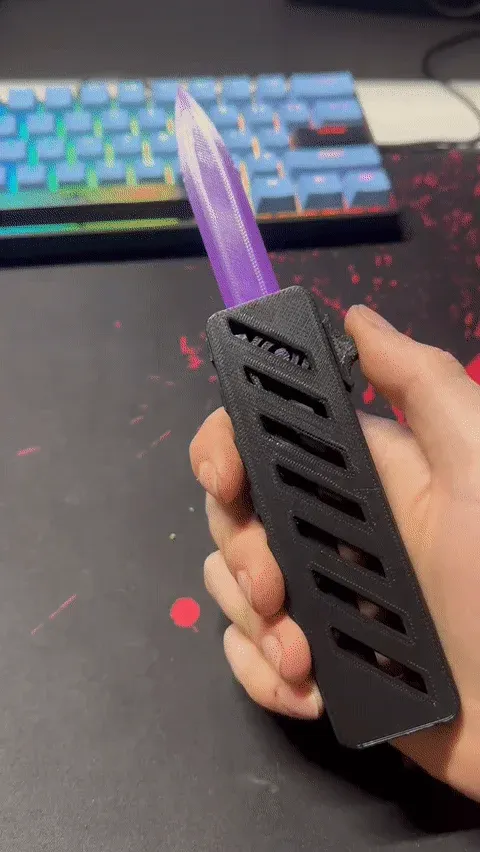 Fully Printable OTF Fidget Toy Remixed by Ocular Dynamic - MakerWorld