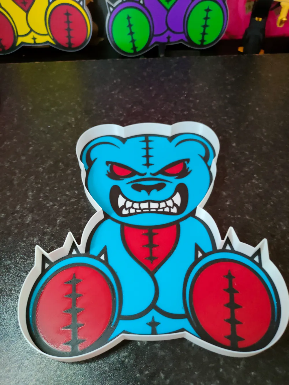 Horror Teddy Light Box - Free 3D Print Model - MakerWorld