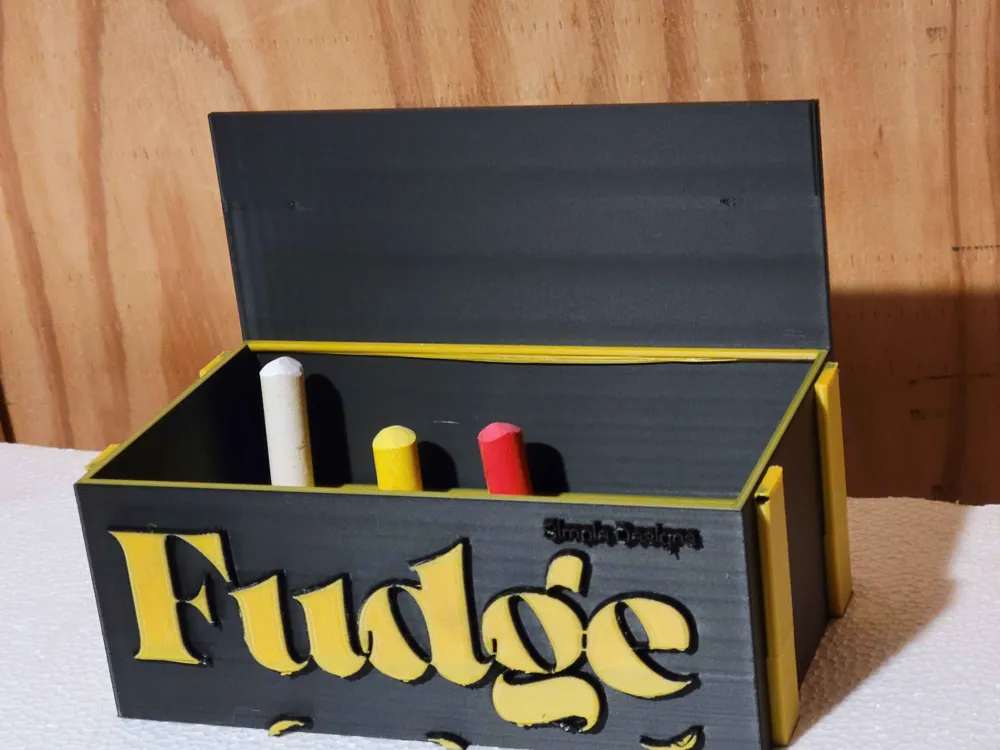 Oh Fudge! Chalk box by Meowbow - MakerWorld