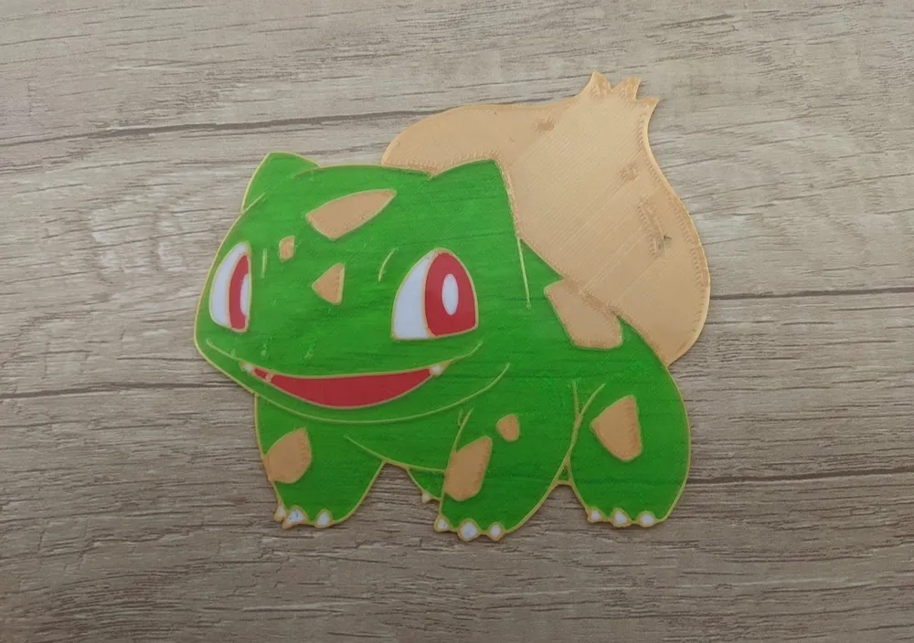 Bulbasaur Wall Art by Sitsero - MakerWorld