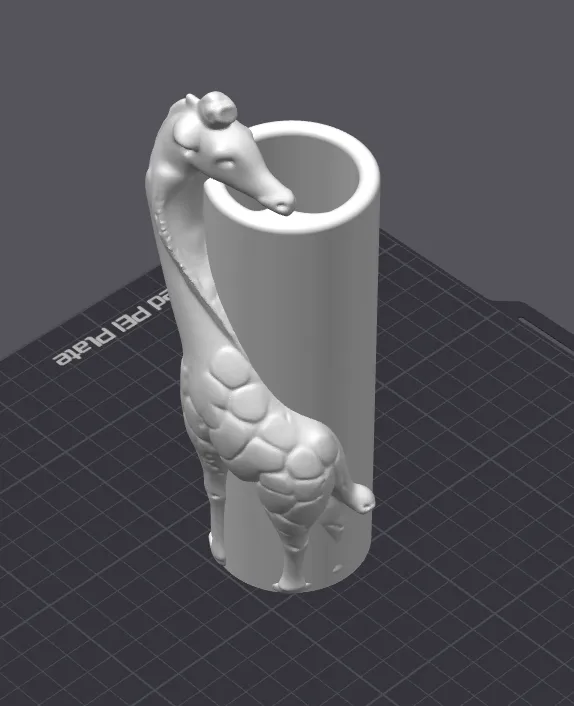 Jarrón jirafa decorativo por Andy MakerWorld: Descarga Modelos 3D Gratuitos