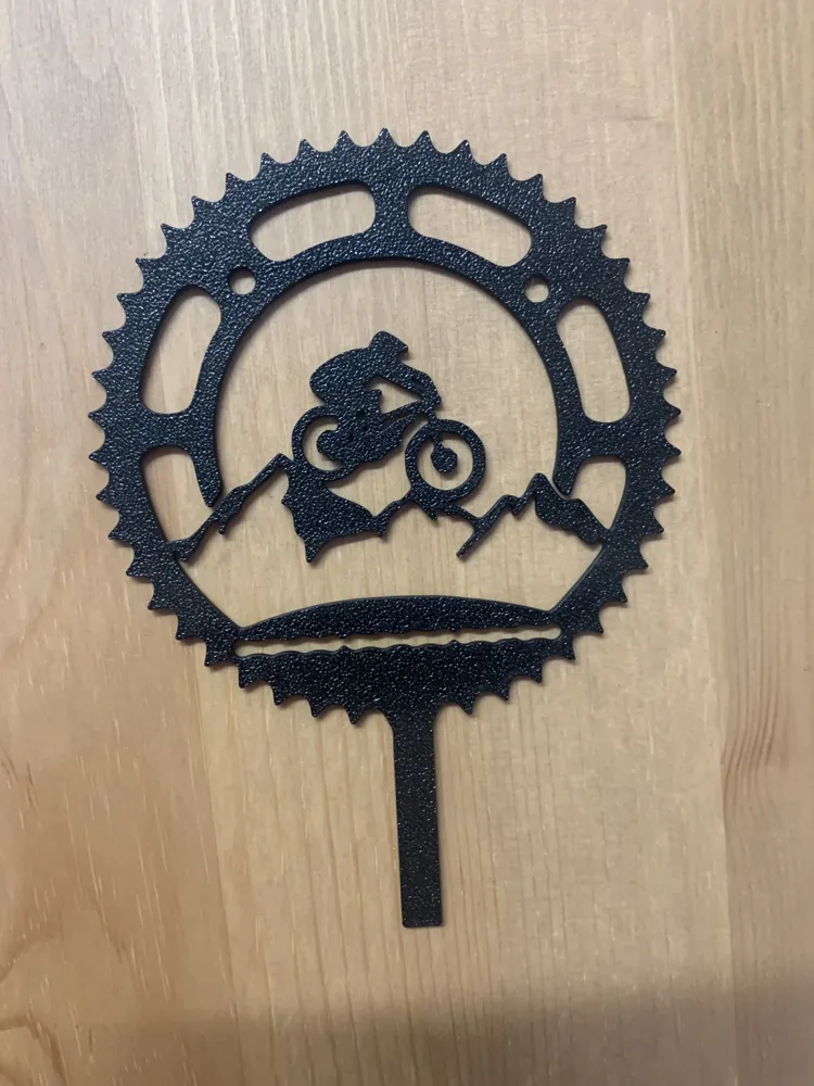 Mountain Bike Cake Topper by MorganjaMakerWorld: Download Free 3D Models