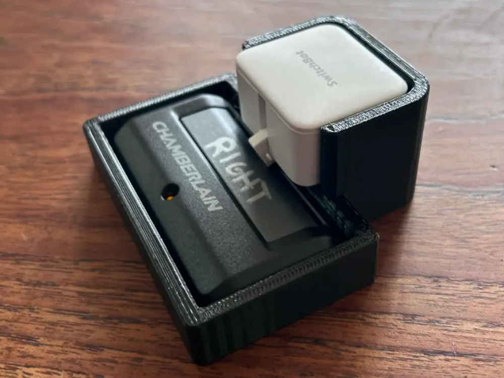 Switchbot Bot Chamberlain Garage opener holder - Free 3D Print Model ...