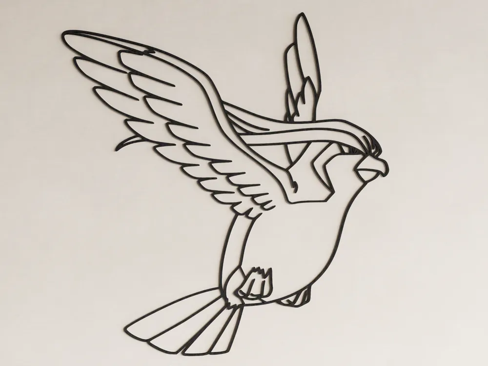 Pidgeot Wall Art by Gelo - MakerWorld