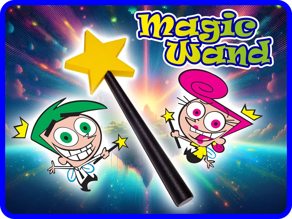 Fairly OddParents magic wand by Officina23 - MakerWorld