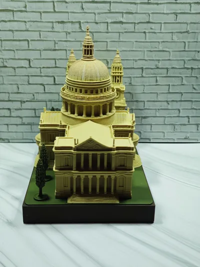 St Paul’s Cathedral (London)–detailed Diorama - Free 3D Print Model ...