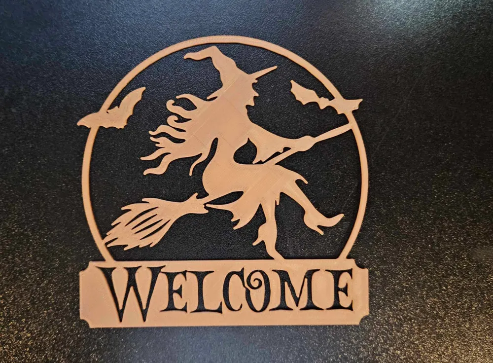 Witch Welcome Sign by Ocular Dynamic - MakerWorld