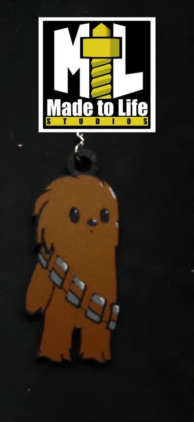 Stylized Ewok Keychain by Made to Life Studios - MakerWorld