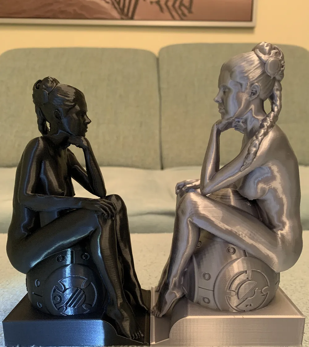 Princess Lea & BB8 Star Wars - Free 3D Print Model - MakerWorld