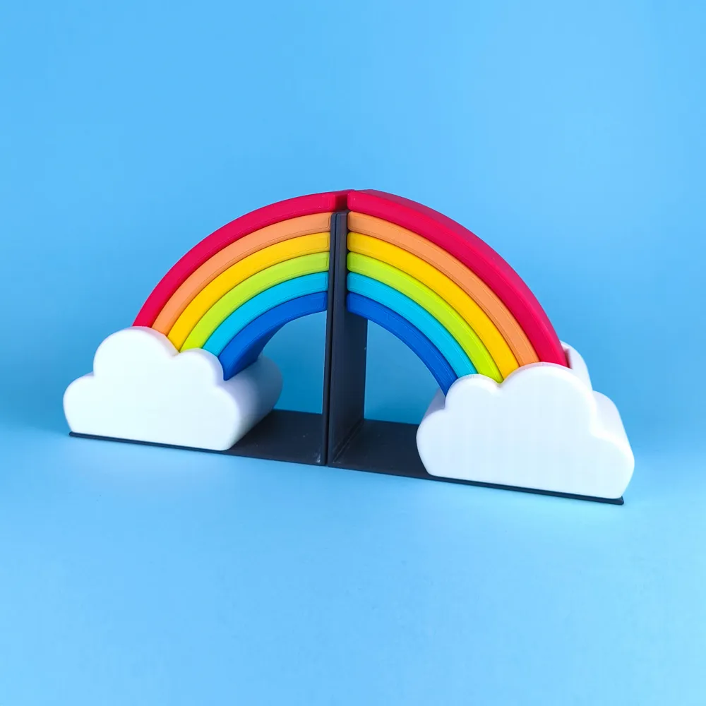 Rainbow Bookends – No AMS or Glue Needed! by Valeria Momo & Mattia ...