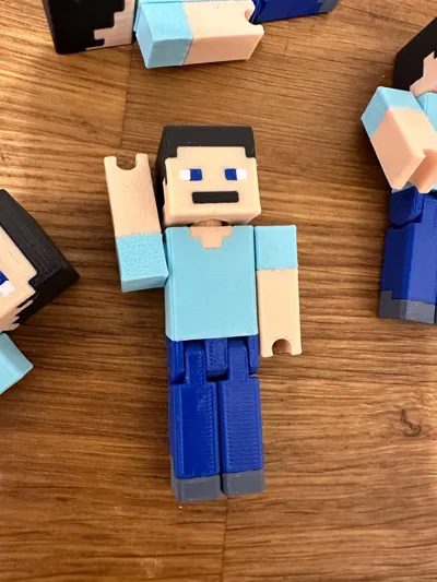 Steve Articulado de Minecraft por kirimba MakerWorld: Descarga Modelos ...