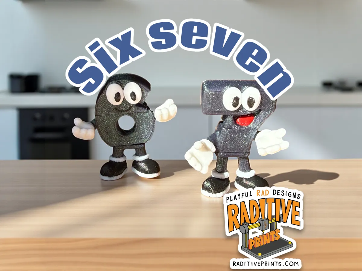 Six Seven Articulated Buddies 6 - 7 by Raditive Prints MakerWorld: Download Free 3D Models