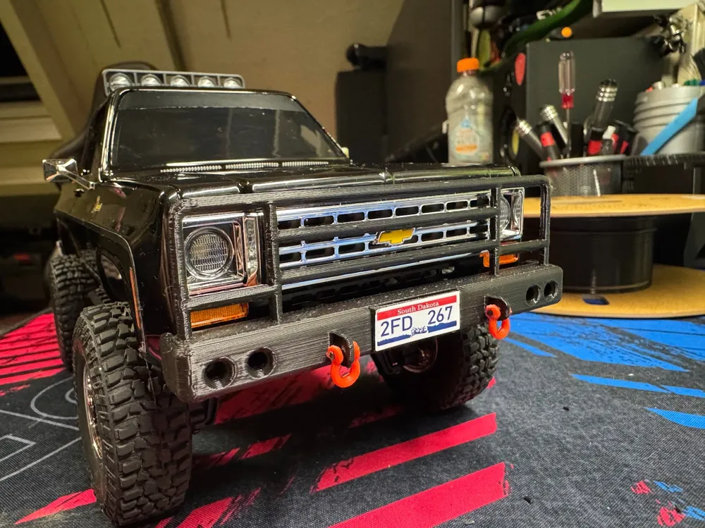 FMS FCX24 Bumper - Free 3D Print Model - MakerWorld