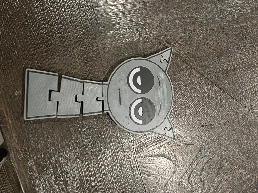 Articulating Grey sprunki by Simpson MakerWorld: Download Free 3D Models