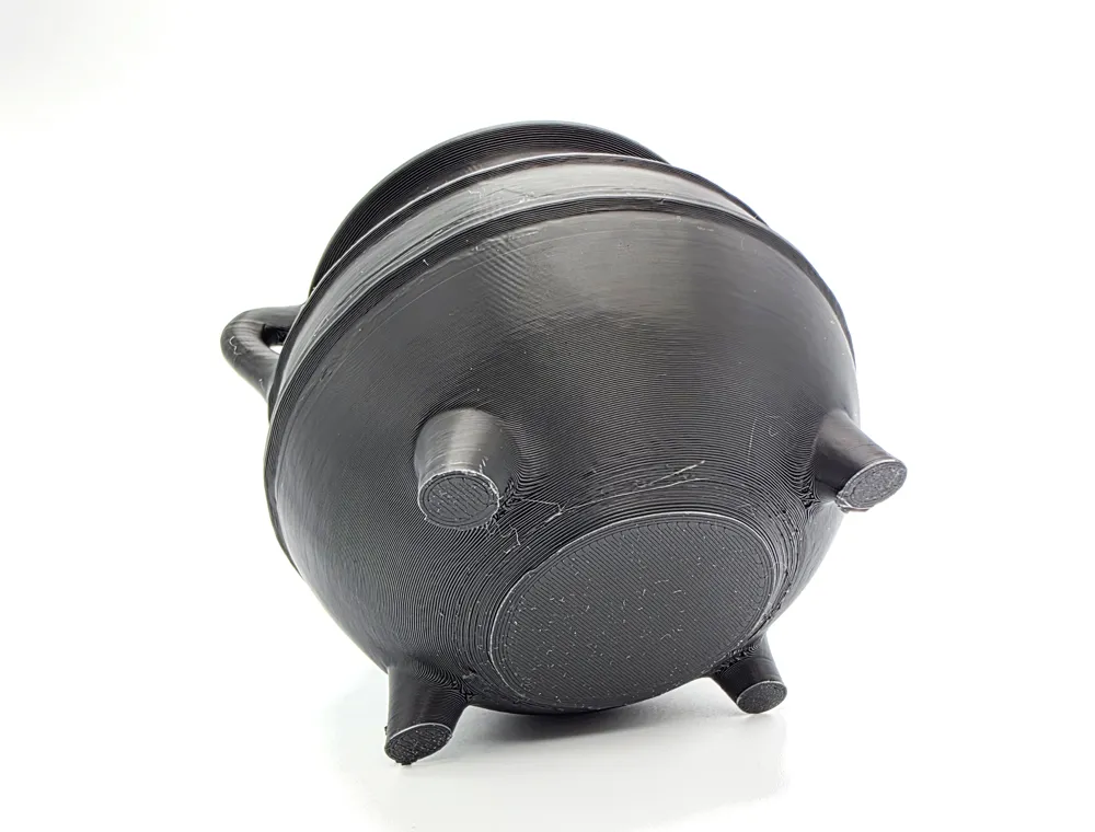 Classic Cauldron - Flat Bottom - No Supports - Free 3D Print Model ...
