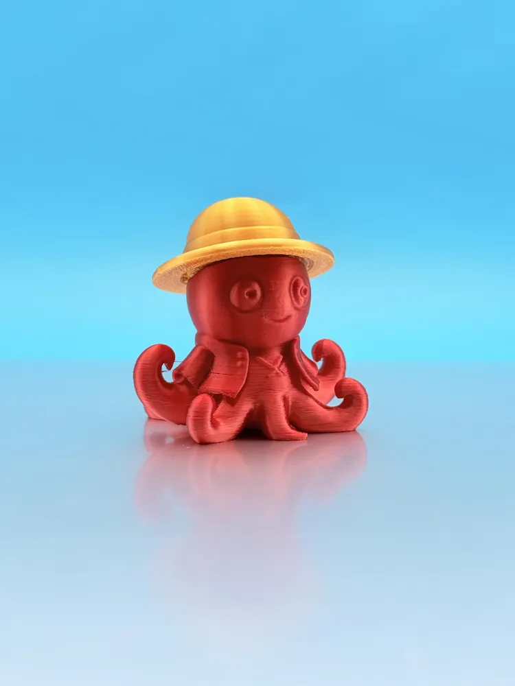 Luffy-Inspired Octopus by Atrax MakerWorld: Download Free 3D Models