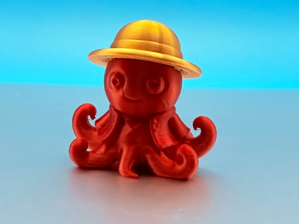 Luffy-Inspired Octopus by Atrax MakerWorld: Download Free 3D Models