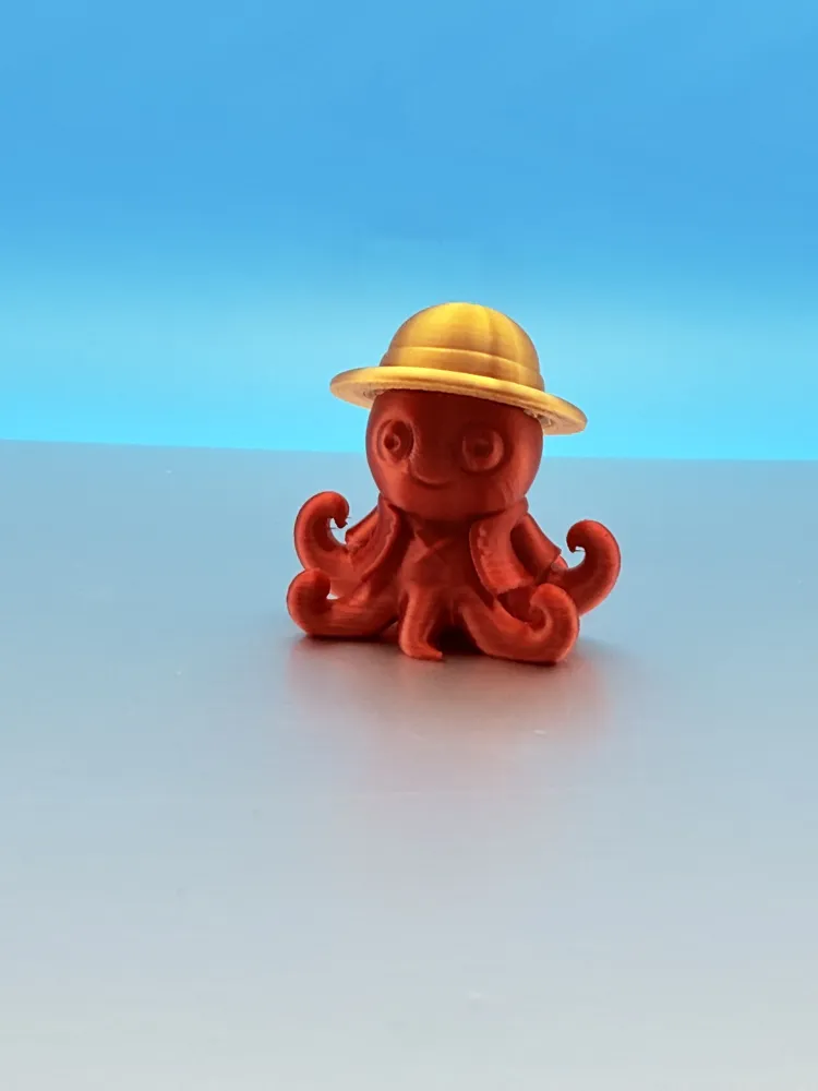 Luffy-Inspired Octopus by Atrax MakerWorld: Download Free 3D Models