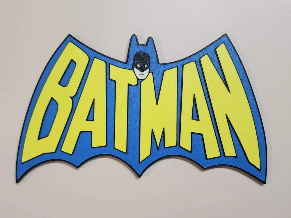 Batman Logo Comic Version by briankstan MakerWorld: Download Free 3D Models