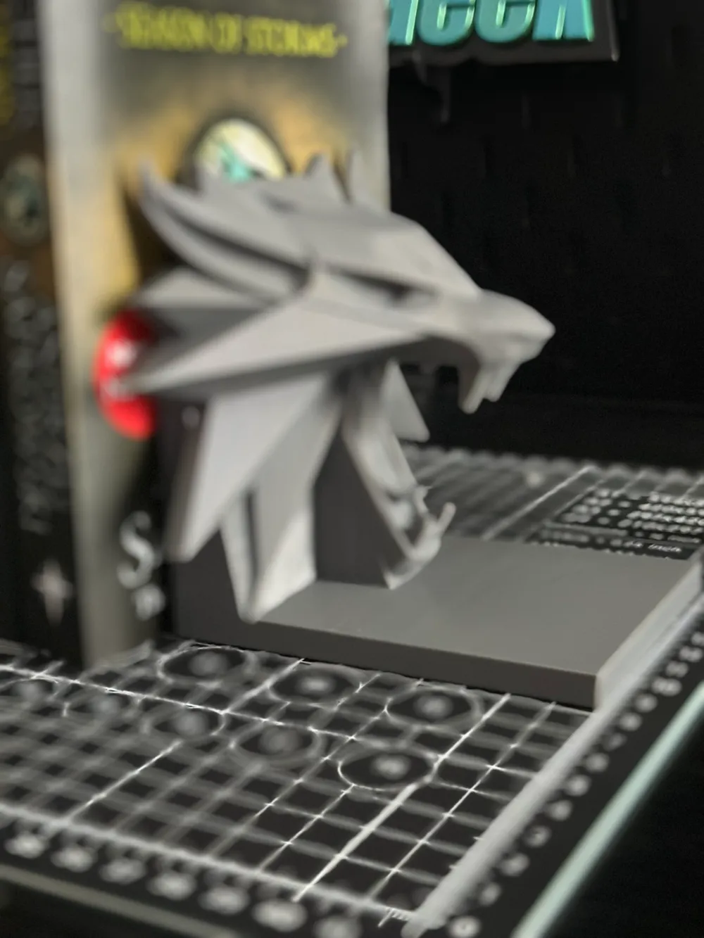 Witcher Bookends by TAH3DGeek - MakerWorld