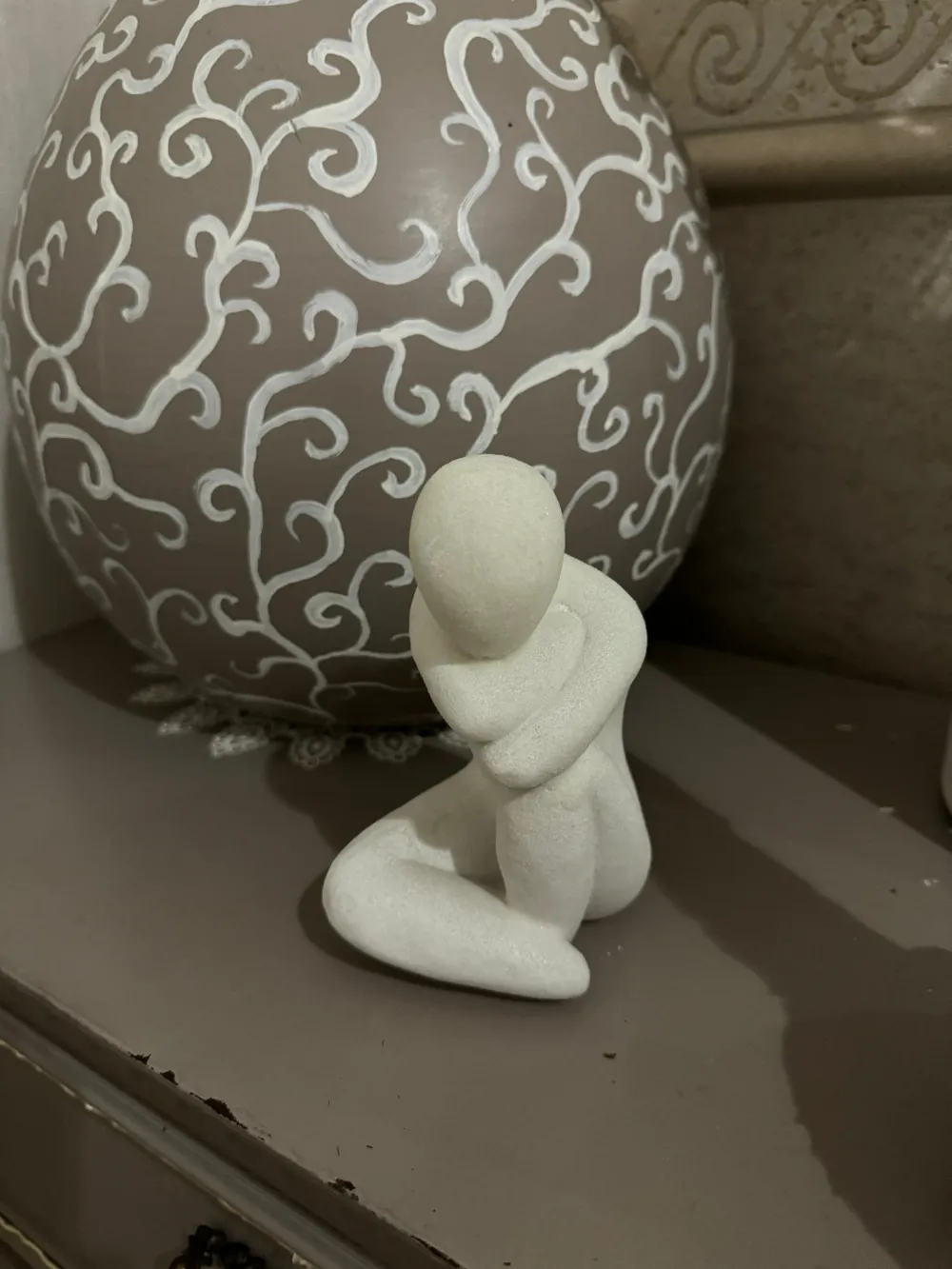 Sad thinking man statue by Accia - MakerWorld